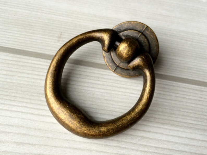Drop Ring Drawer Pull Knob Handles Dresser Pulls Cabinet Door - Etsy