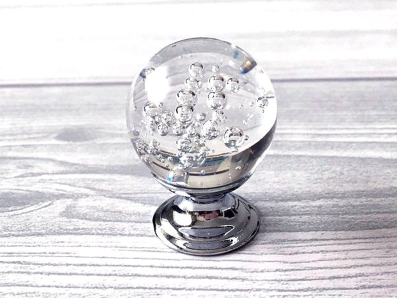 Bubble Glass Knobs Dresser Knobs Drawer Knobs Pulls Handles - Etsy