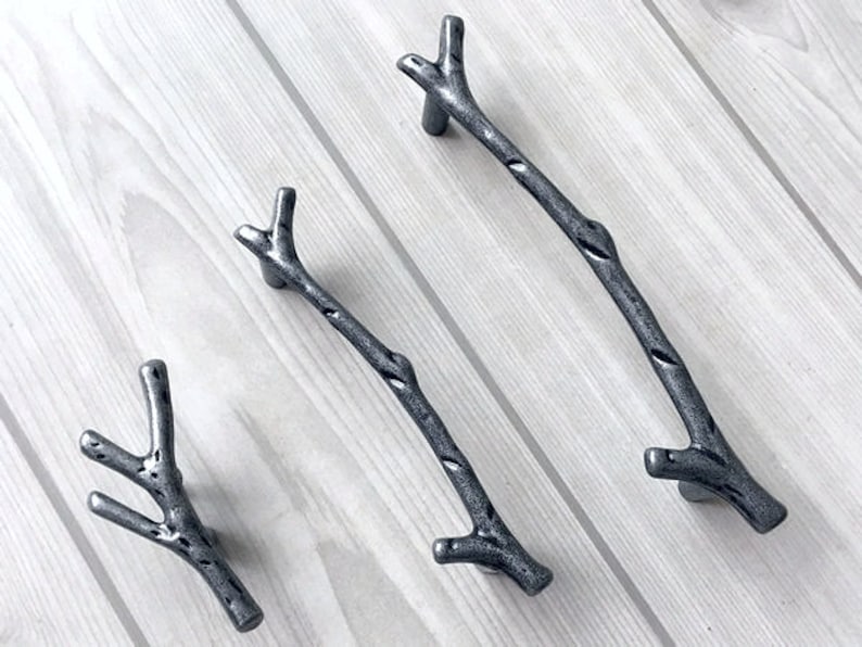 3.75 5 Branches Cabinet Knobs Drawer Pull Handles - Etsy