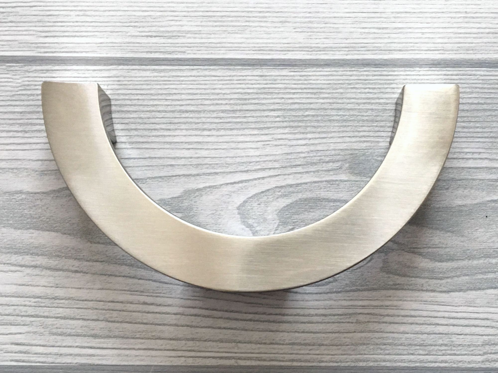 3.75 5 Half Circle Cabinet Pulls Brushed Nickel - Etsy UK