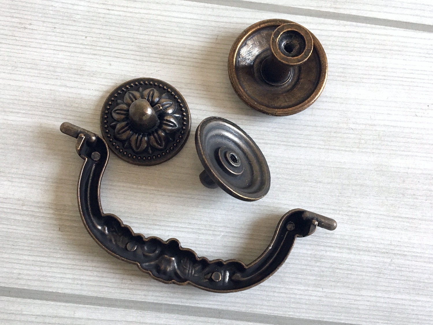 3.75 5 Vintage Style Dresser Pulls Drawer Pull | Etsy