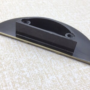 1 Pair of Half Moon Drawer Pulls 1.25 Centers Vintage Style Half Circle ...