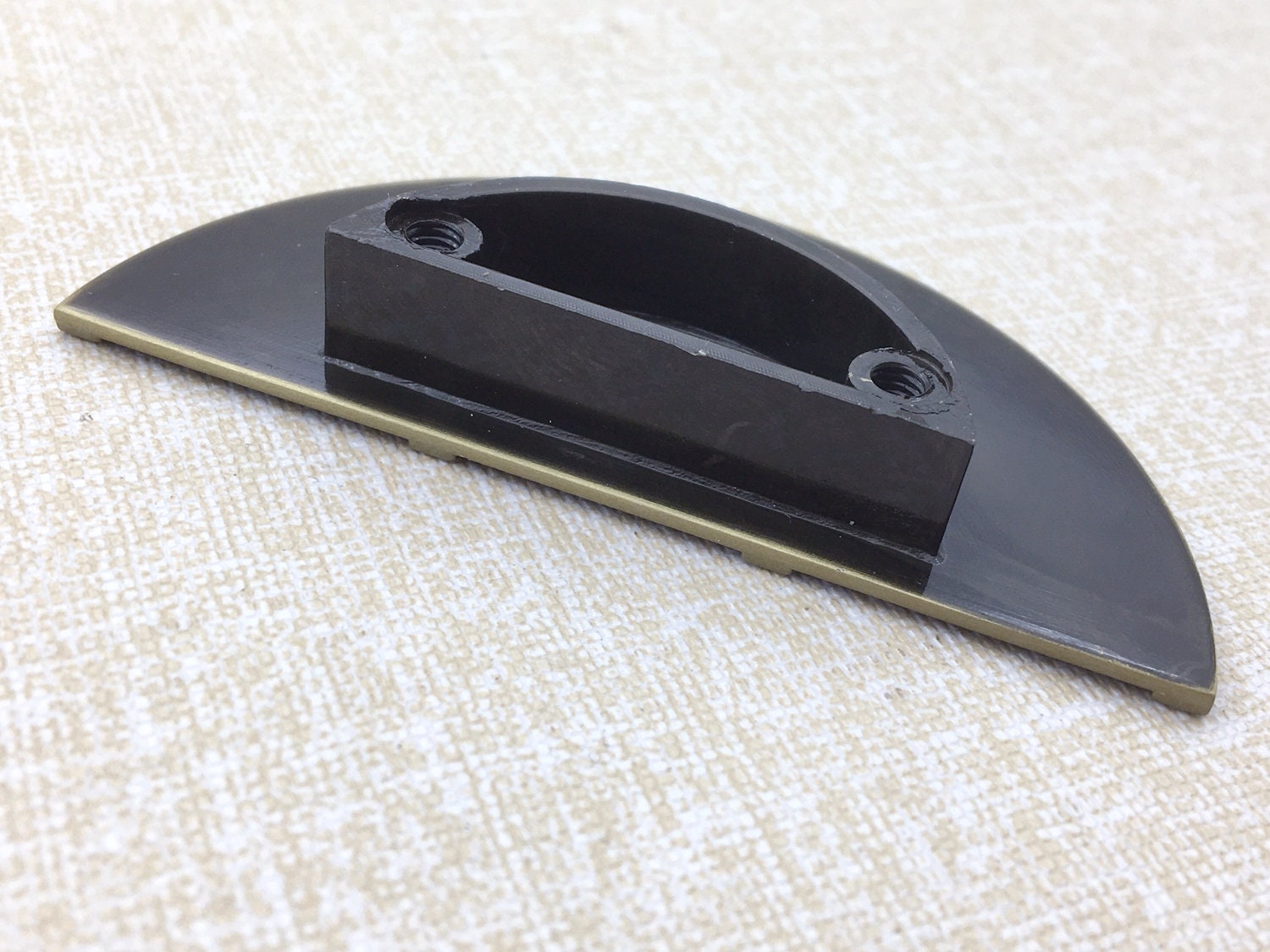 1 Pair of Half Moon Drawer Pulls 1.25 Centers Vintage | Etsy