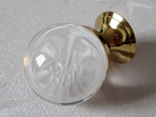 Glass Knobs / Dresser Knobs Drawer Knobs Pulls Handles Clear - Etsy