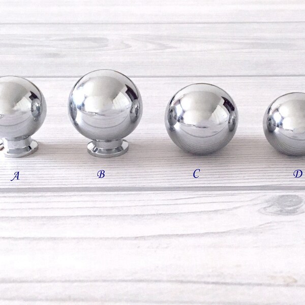 Chrome Knobs - Etsy