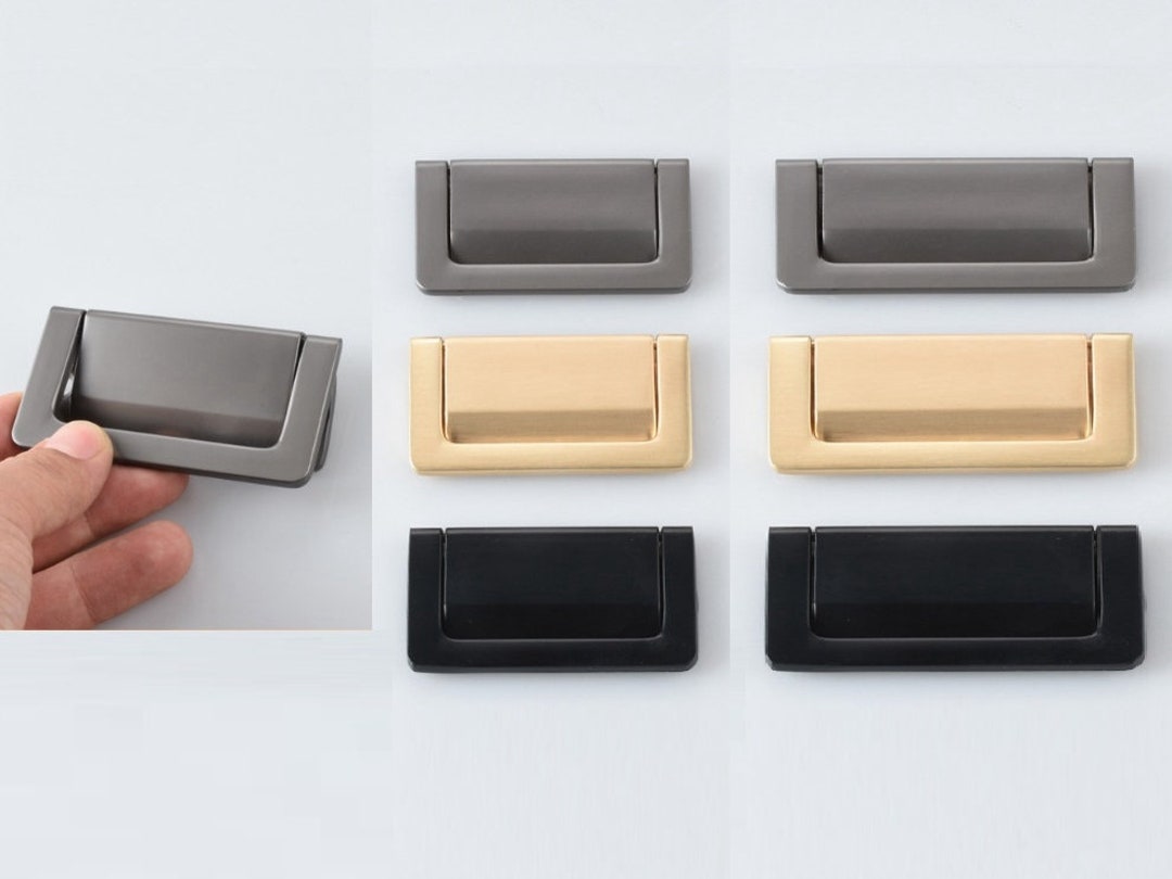 Front Screw Drawer Pull Handles Cabinet Pulls Modern Mid Century ...