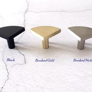 Half Moon Knob Drawer Knob Cabinet Knobs Half Quarter Sector Semi ...