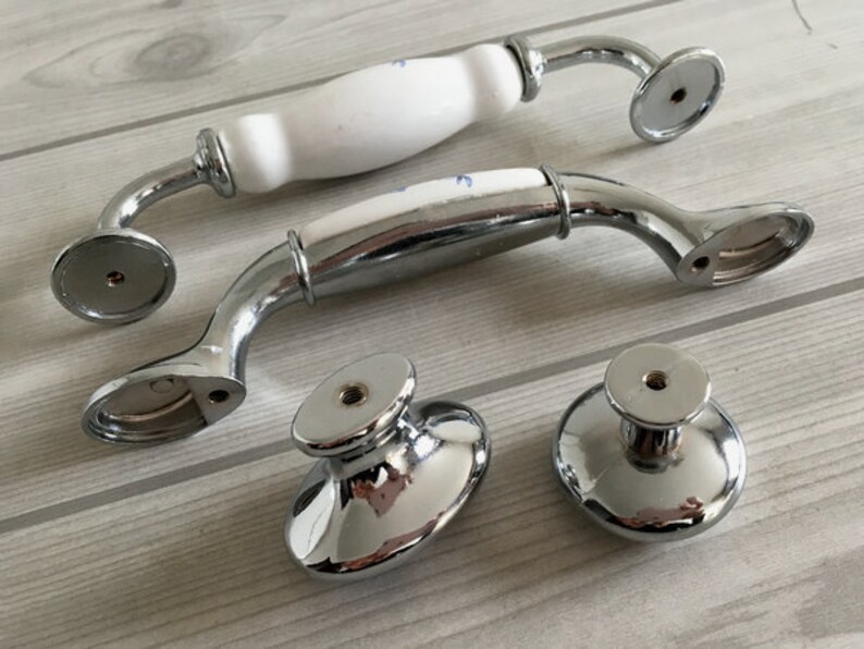 3.75 5 Ceramic Kitchen Cabinet Handle Dresser Knob | Etsy