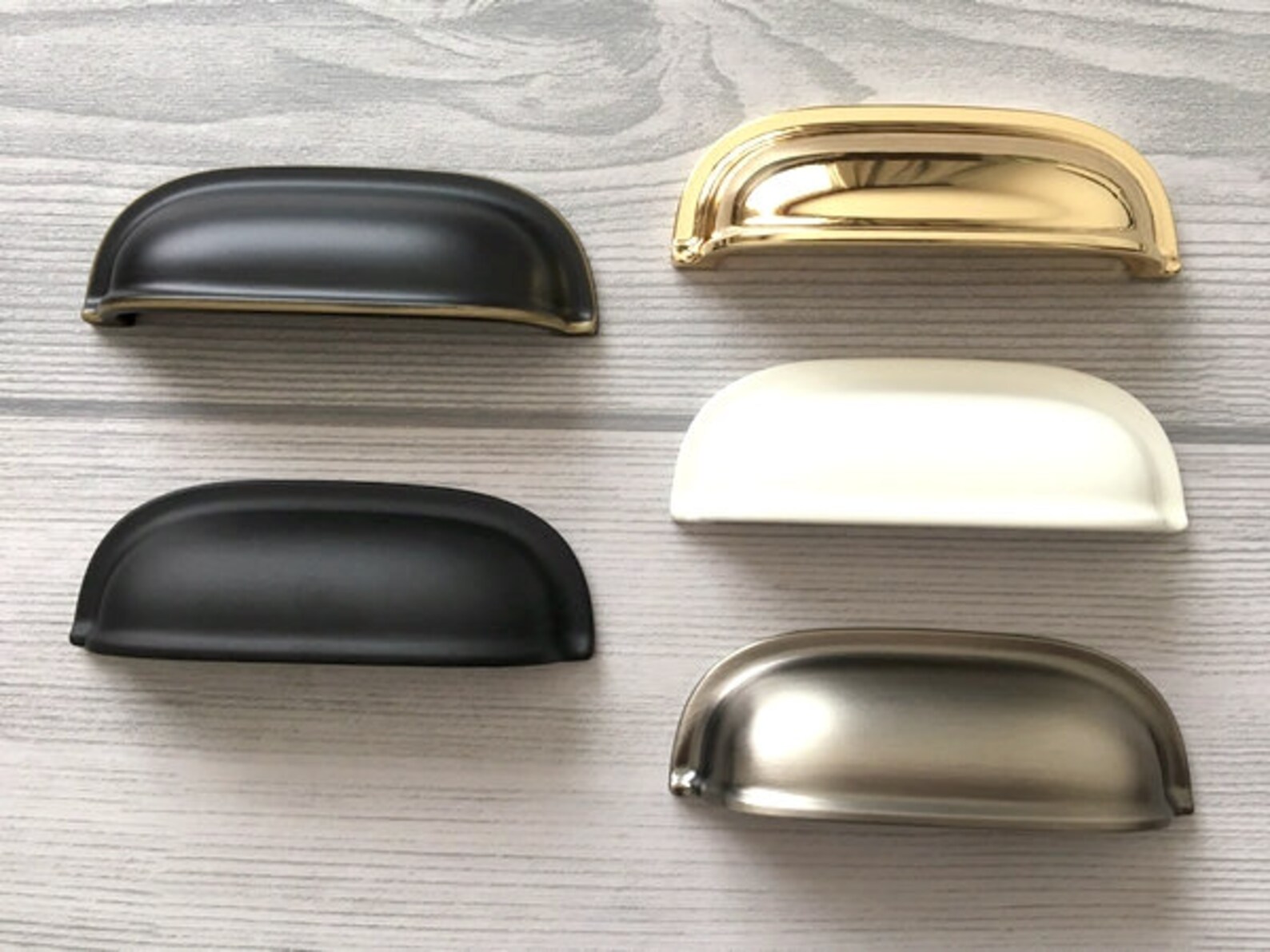 2 1/2 Bin Drawer Pull Cup Cabinet Pull Handles Drawer | Etsy