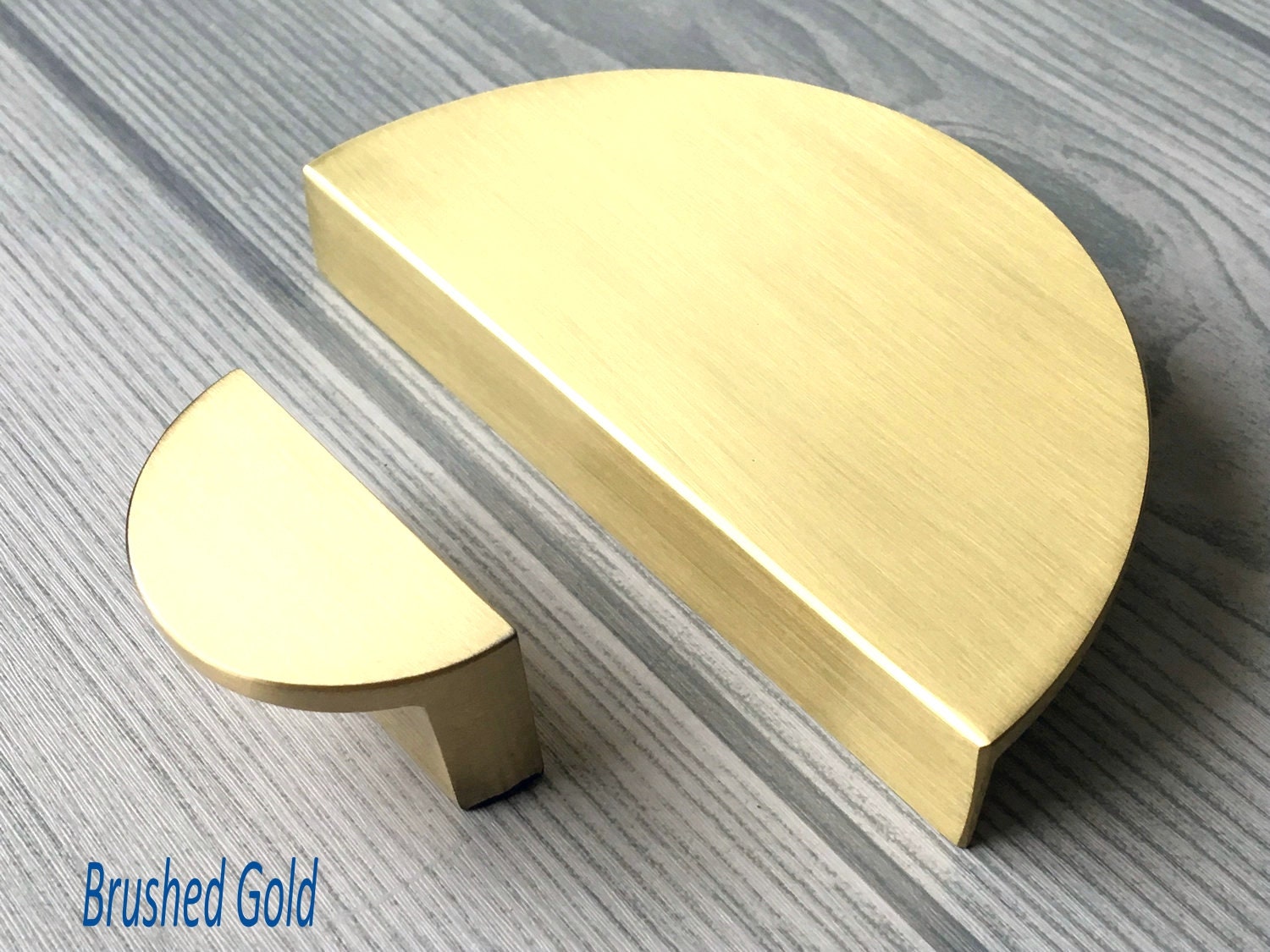 1 1/4 2 1/2 C-C Drawer Pull Half Moon Dresser | Etsy