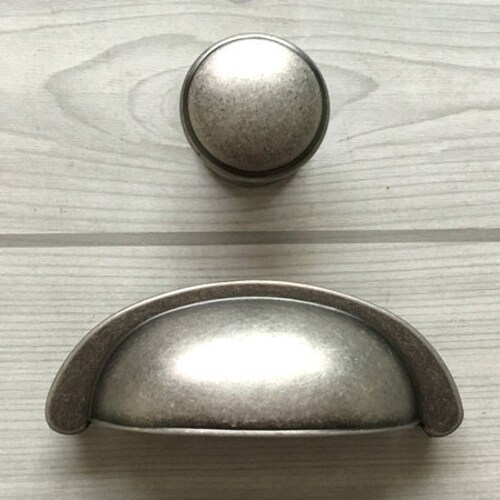 Shell Cup Pull Retro Bin Dresser Drawer Pulls Knobs Handles - Etsy