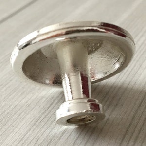 Silver Knobs Cabinet Knob Dresser Knobs Pull Drawer Knobs Pulls Handles Shabby Chic Furniture ...