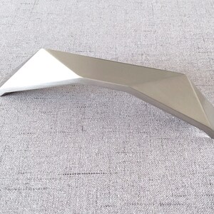 2.5" 5" 7.5" Nickel Drawer Pull Handles Geometric Cabinet Pulls Handle ...