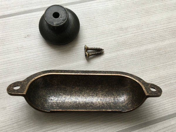 Vintage Style Shell Cup Pull Retro Bin Dresser Drawer Pulls | Etsy