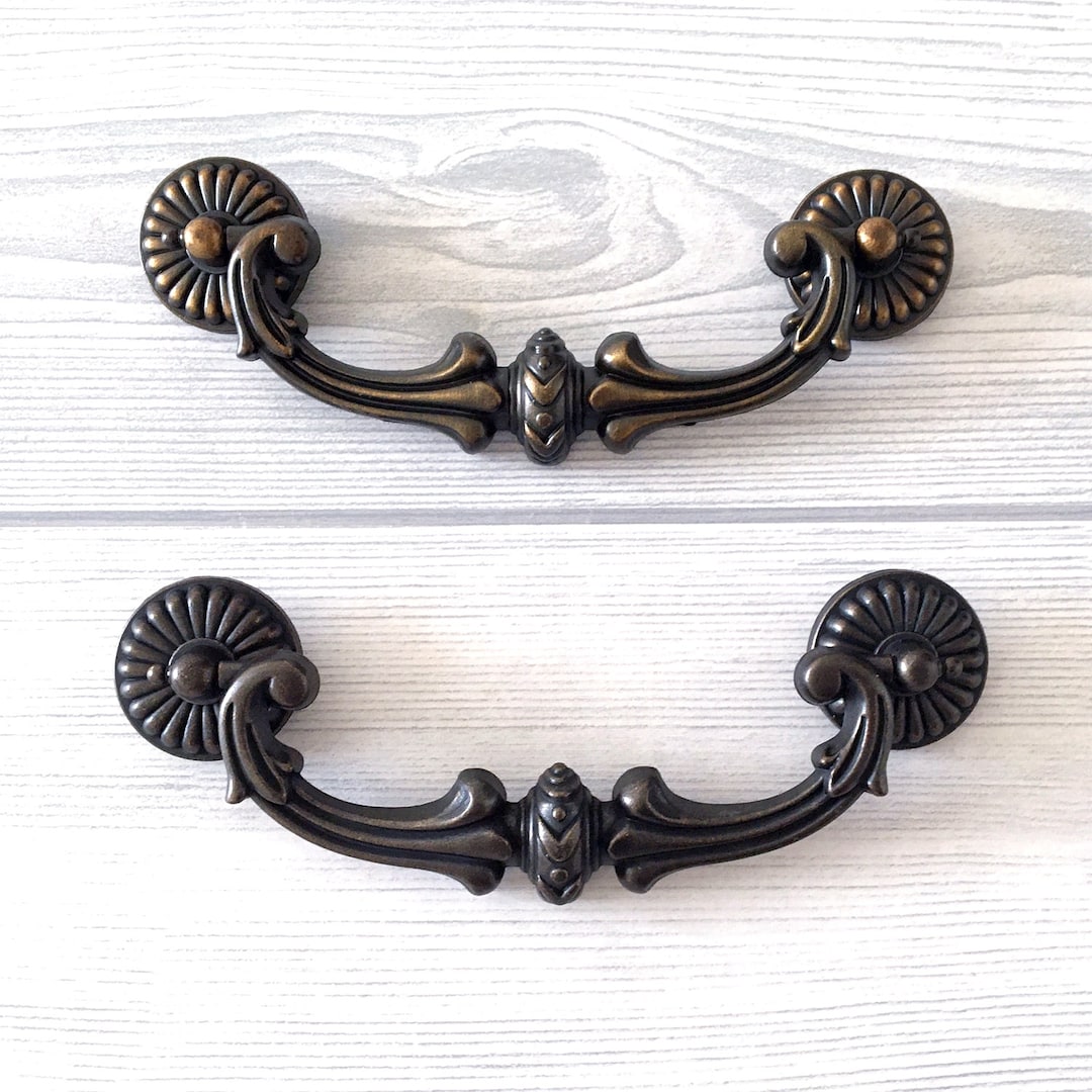 5" Bail Drawer Pull Drawer Swing Pulls Handles Antique Brass Bail Pulls ...