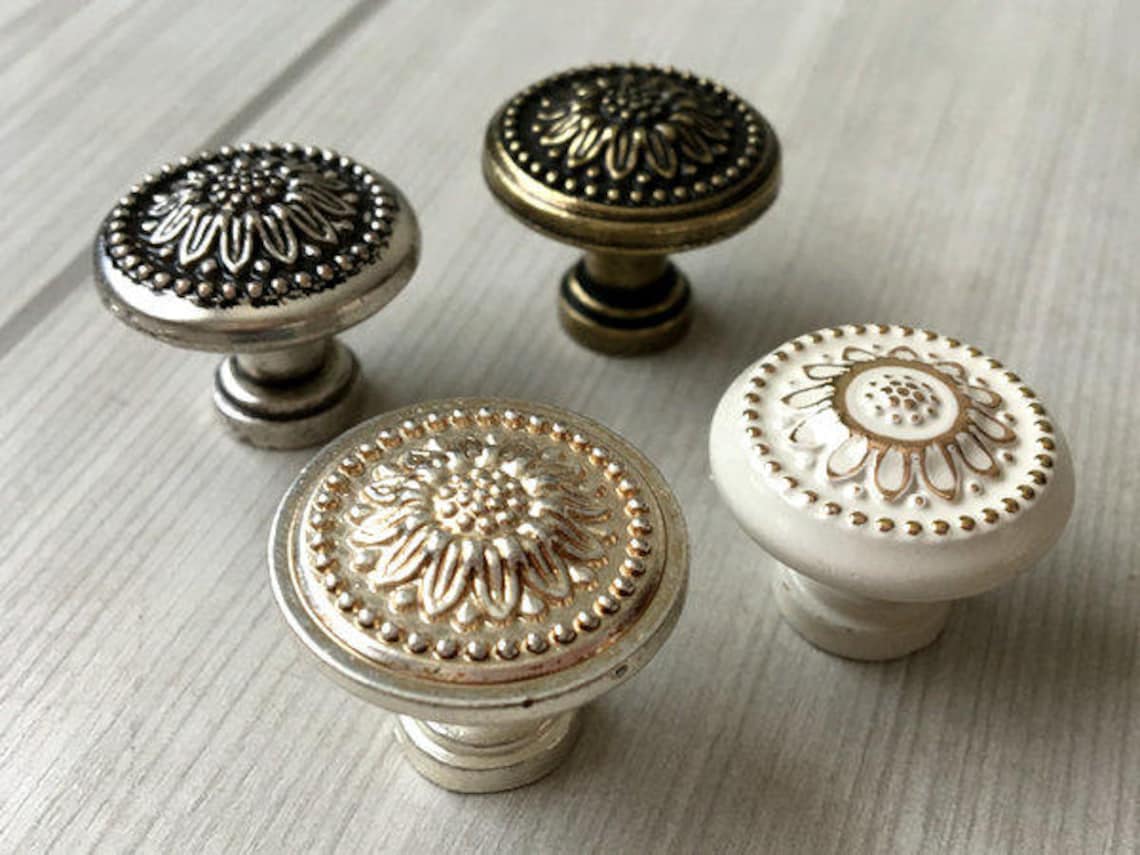 1 25 mm DIA Small Knob Tiny Knobs Shabby Chic Dresser | Etsy