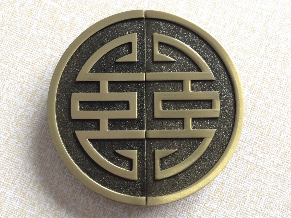 1 Pair of Half Moon Drawer Pulls 1.25 Centers Vintage | Etsy