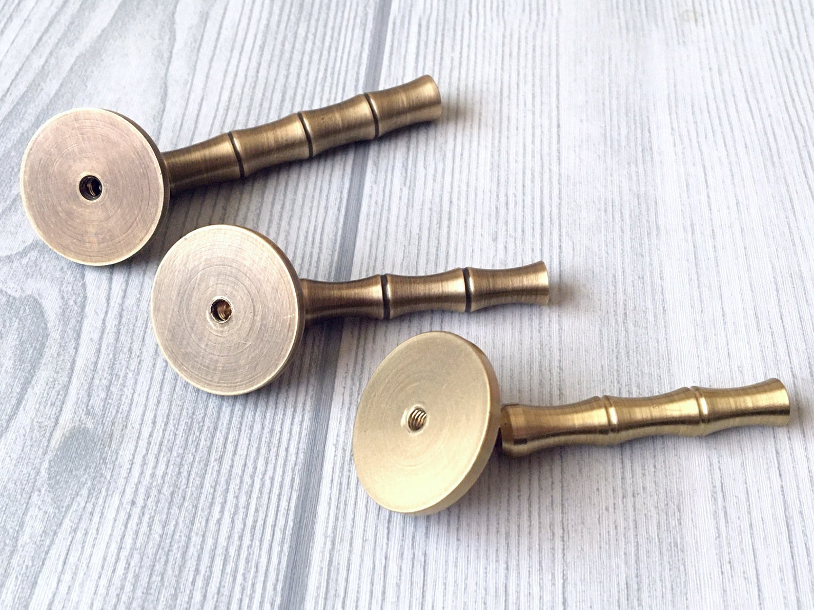 Brass Knobs Pulls Bamboo Cabinet Knob Drop Drawer Knobs - Etsy