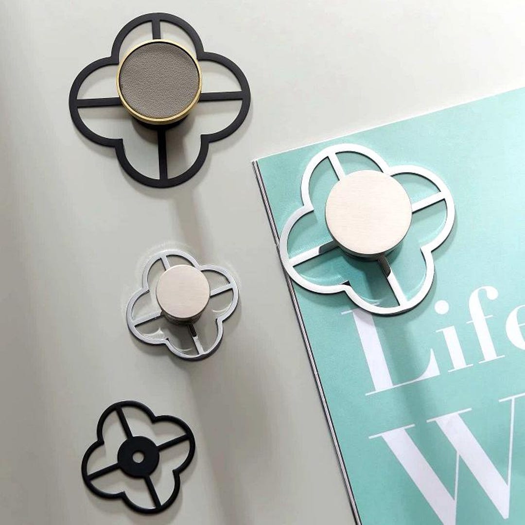 Brass Cabinet Knob Backplates Brushed Gold Black Silver Chrome Back ...