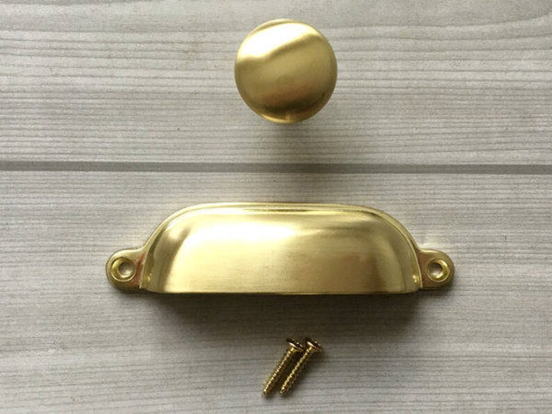 96 mm Schubladen Knauf Griff Gold Möbel Griff Griffe - Etsy.de