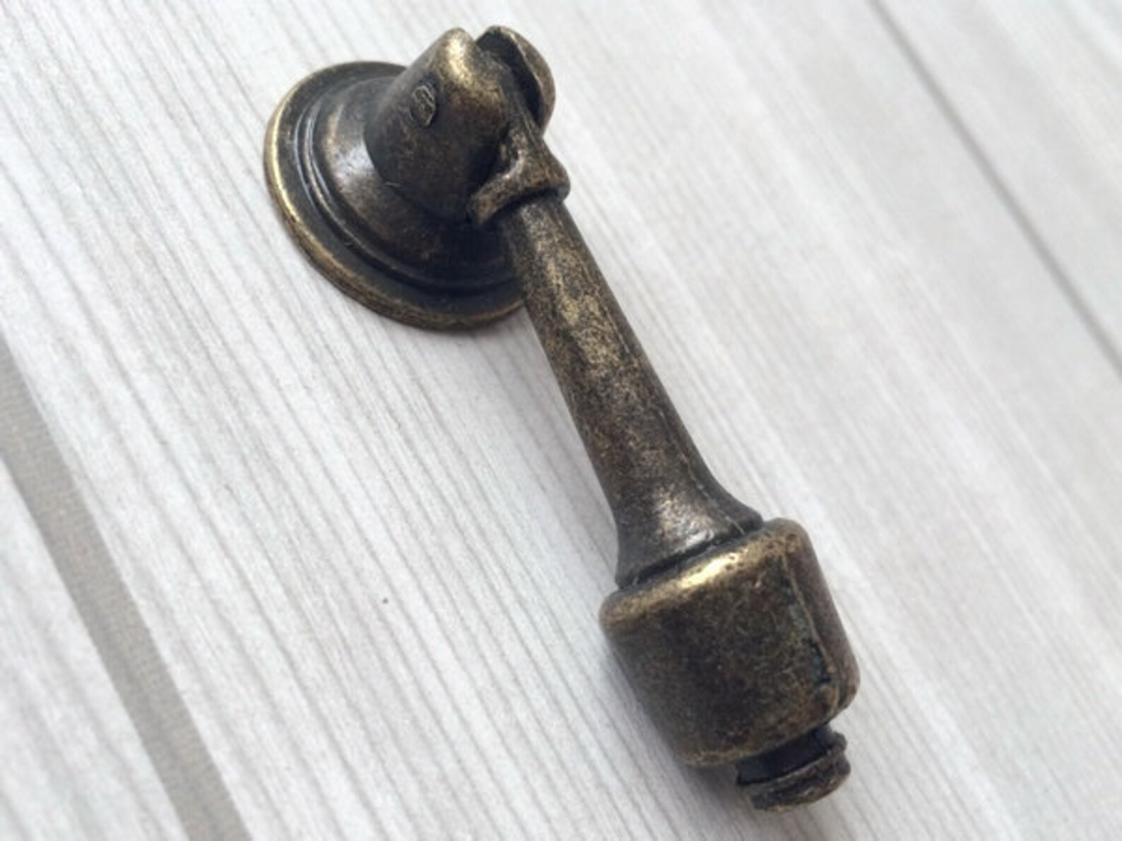 Antique Bronze Cabinet Knobs Drop Pulls / Dresser Drawer Knobs - Etsy