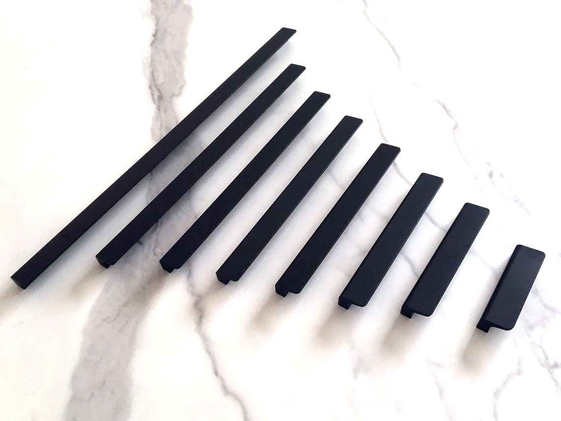 Black Drawer Pull Handle Dresser Handles Knob Cabinet Pulls | Etsy