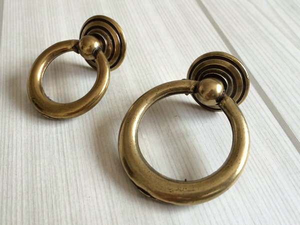 Antique Bronze Dresser Pulls Drawer Pull Handles Knob Drop | Etsy