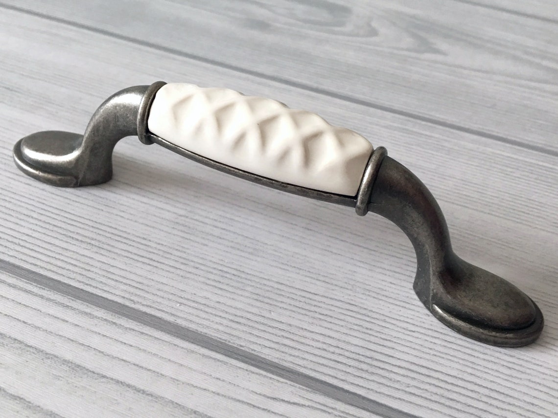 3 3.75 White Dresser Knobs Drawer Knob Pulls - Etsy