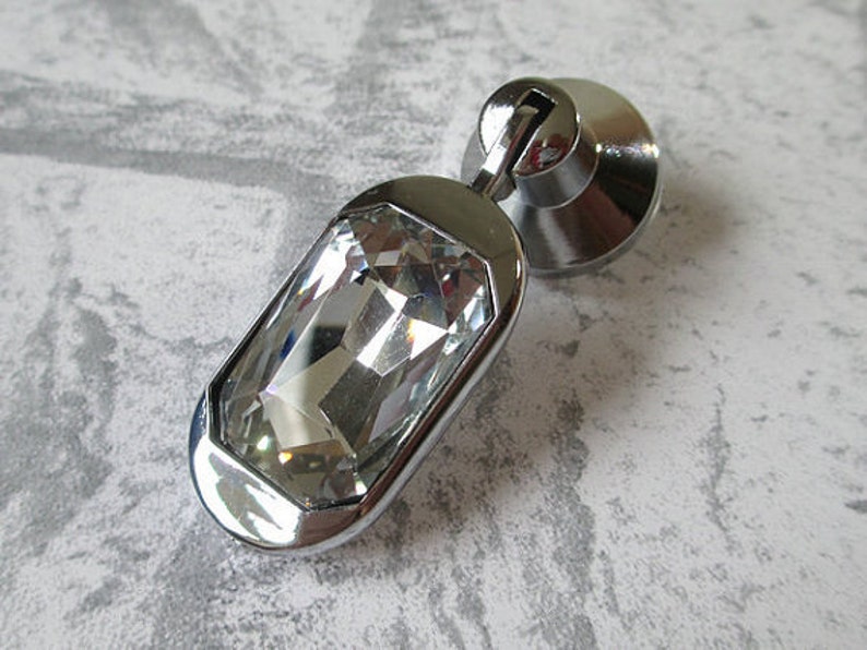 Glass Drawer Knobs Crystal Dresser Knob Drop Pulls Handles - Etsy