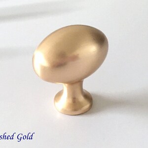 Egg Knob Oval Cabinet Knobs Bronze Antique Drawer Pull Dresser Knob Black Chrome Silver Gold ...
