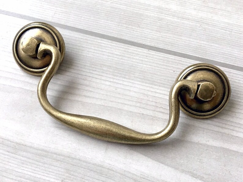 3.75 Drop Handle Bail Drawer Pulls Dresser Pull Handles - Etsy
