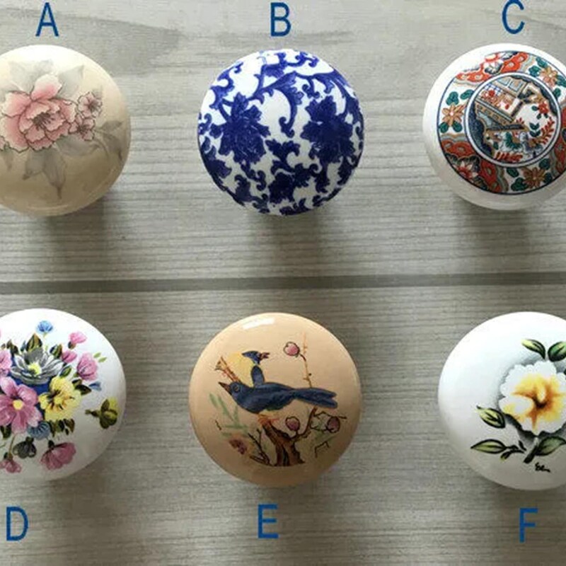 Floral Knobs - Etsy