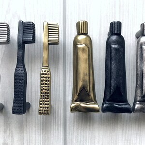 3" Toothbrush Toothpaste Drawer Pull Handles Bathroom Cabinet Pulls ...