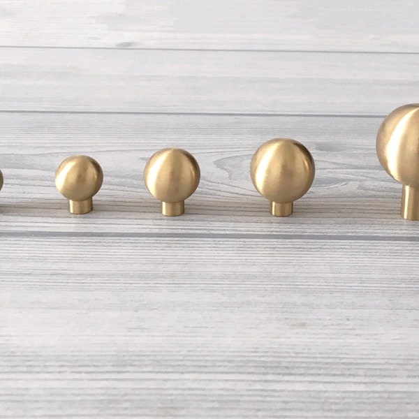 Brass Drawer Pulls - Etsy