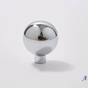 Sphere Brass Knobs Pulls Brass Drawer Pull MCM Cabinet Knob Ball Drawer ...