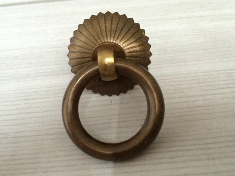 Small Drop Ring Pulls Dresser Pull Knobs Drawer Knob Pulls - Etsy UK