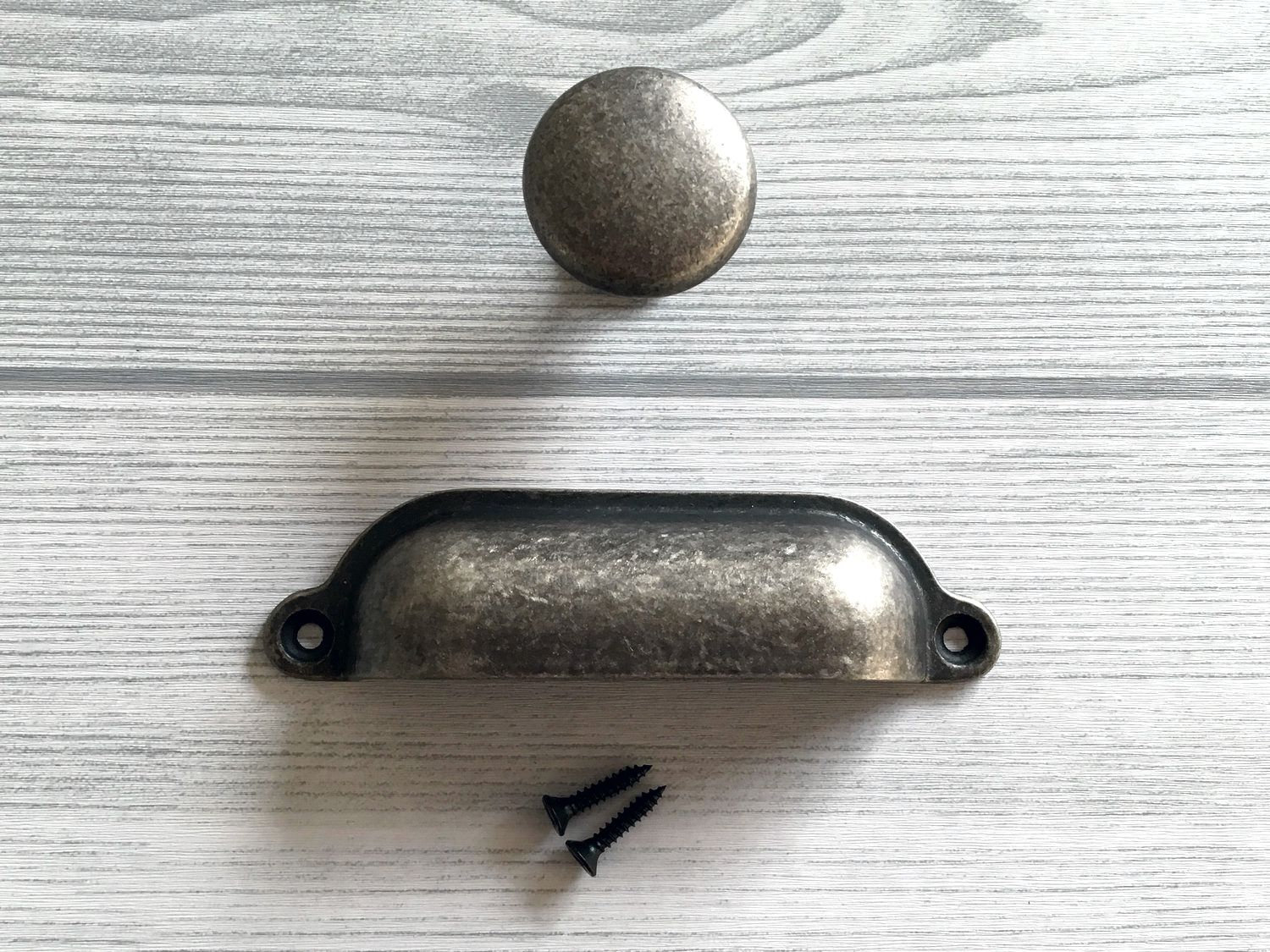 Shell Cup Pull Retro Bin Dresser Drawer Pulls Knobs Handles | Etsy UK