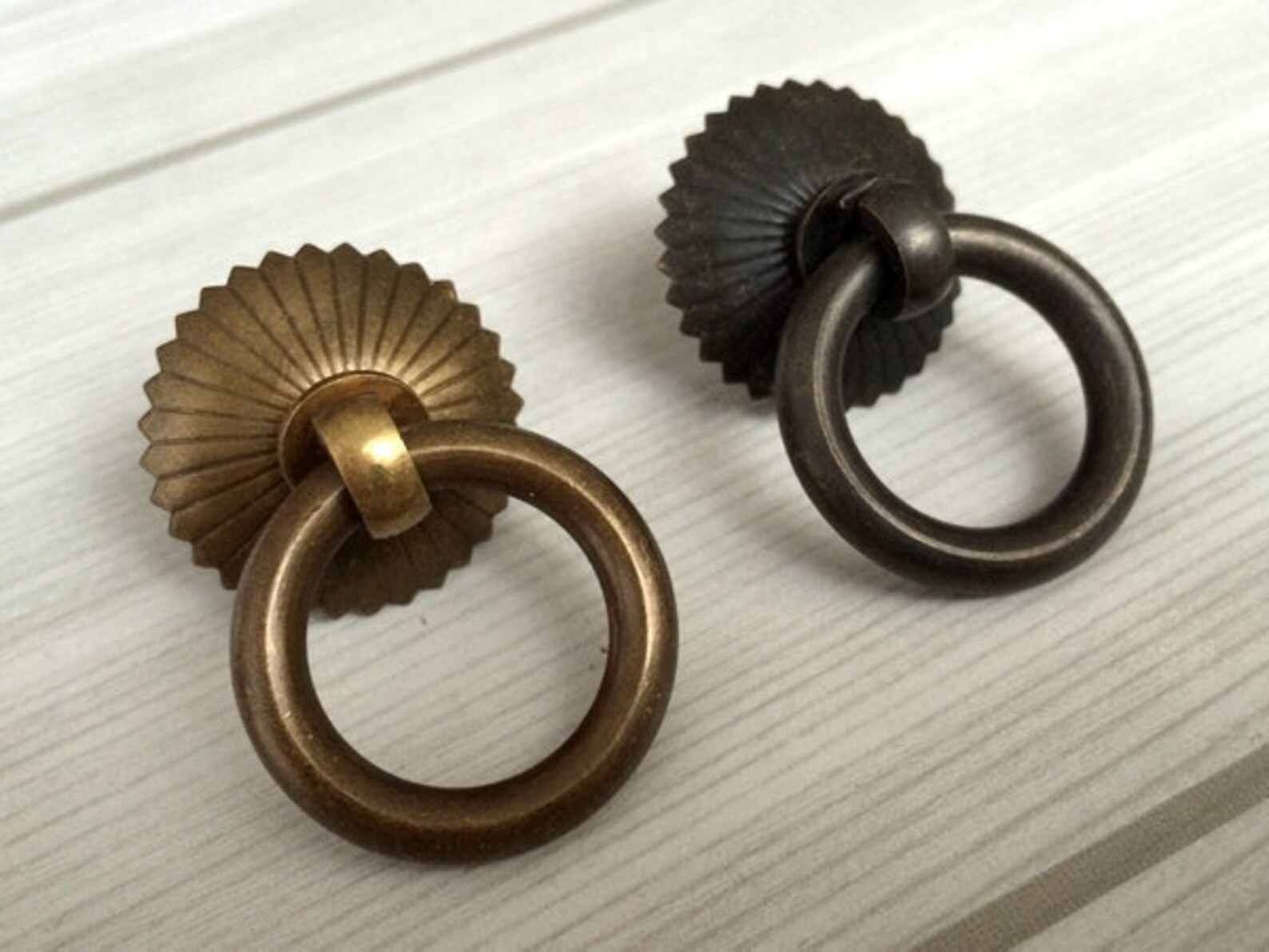 Small Drop Ring Pulls Dresser Pull Knobs Drawer Knob Pulls - Etsy