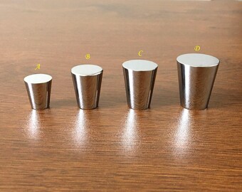 Circle Knob Polished Chrome Silver Knobs Drawer Pulls Drawer Knob Cabinet Knob Pull Handles ...