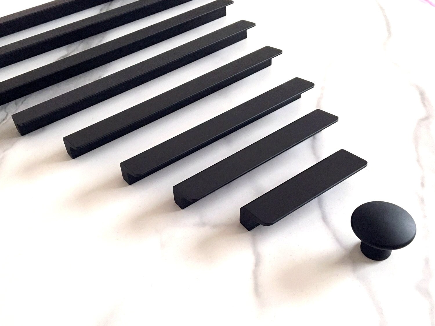 Black Drawer Pull Handle Dresser Handles Knob Cabinet Pulls | Etsy