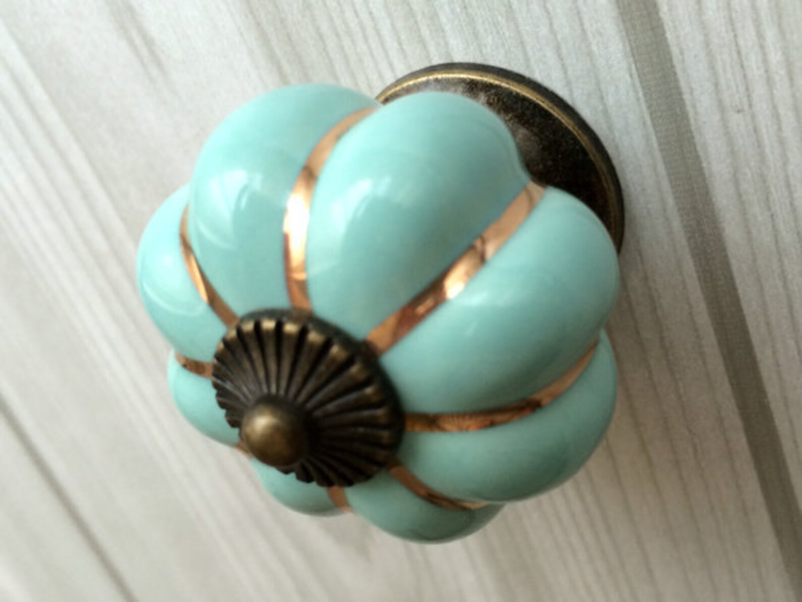 Blue Pumpkin Knobs Kitchen Cabinet Knobs Dresser Knob Drawer - Etsy