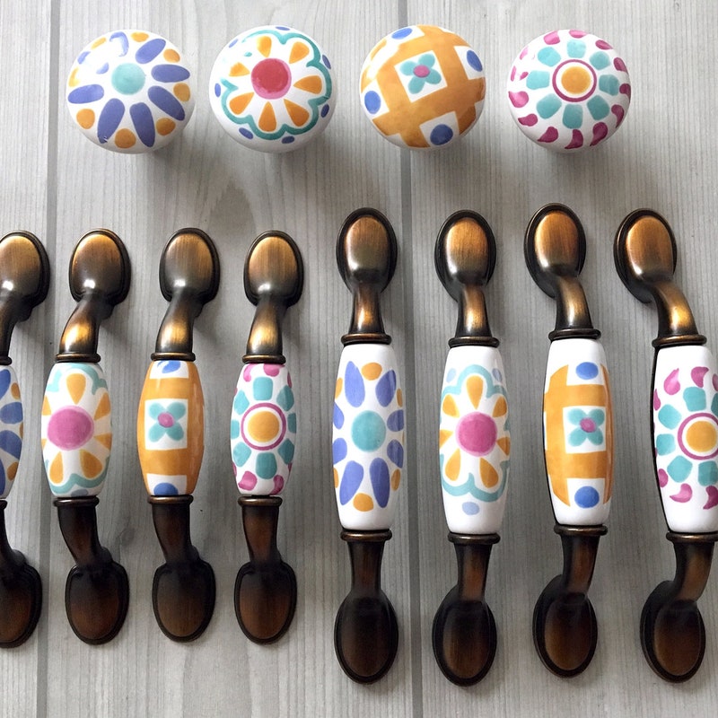 Talavera Knobs - Etsy