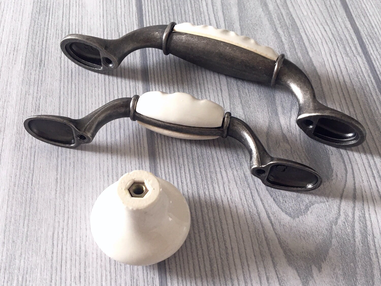 3 3.75 White Dresser Knobs Drawer Knob Pulls | Etsy