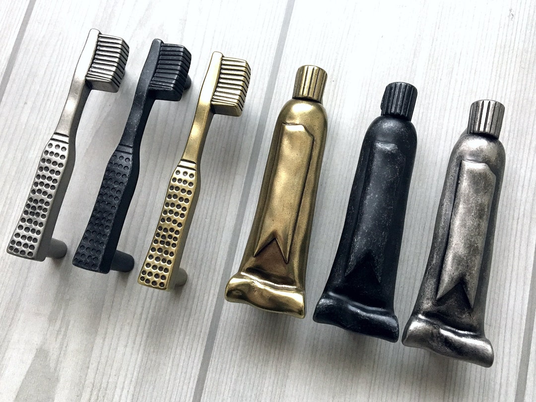 3" Toothbrush Toothpaste Drawer Pull Handles Bathroom Cabinet Pulls ...