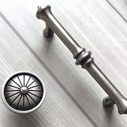3 Drawer Pull Dresser Pulls Knobs Handles Shell Cup Bin - Etsy
