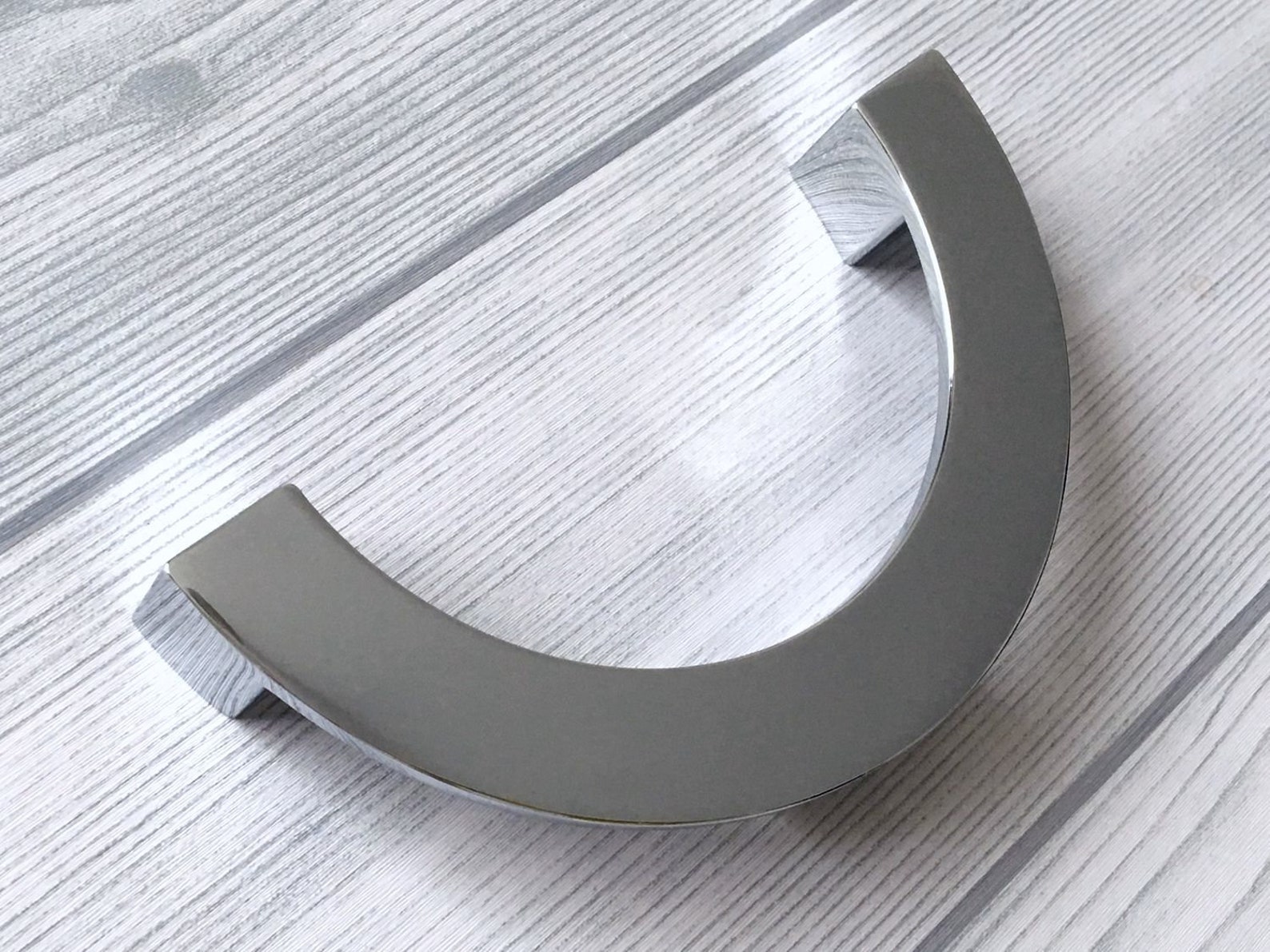 3.75 5 Half Circle Cabinet Pulls Wardrobe Door - Etsy