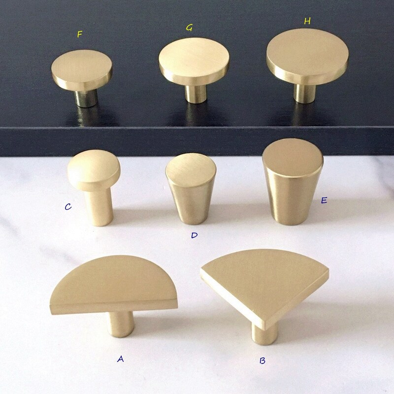 Gold Knobs - Etsy