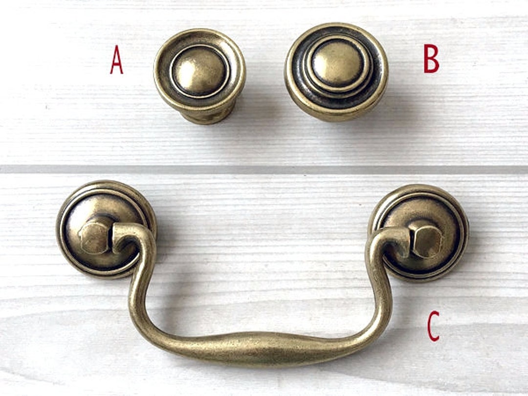 3.75 Drop Handle Bail Drawer Pulls Dresser Pull Handles Rustic Cabinet Pulls Handle Knobs Door ...