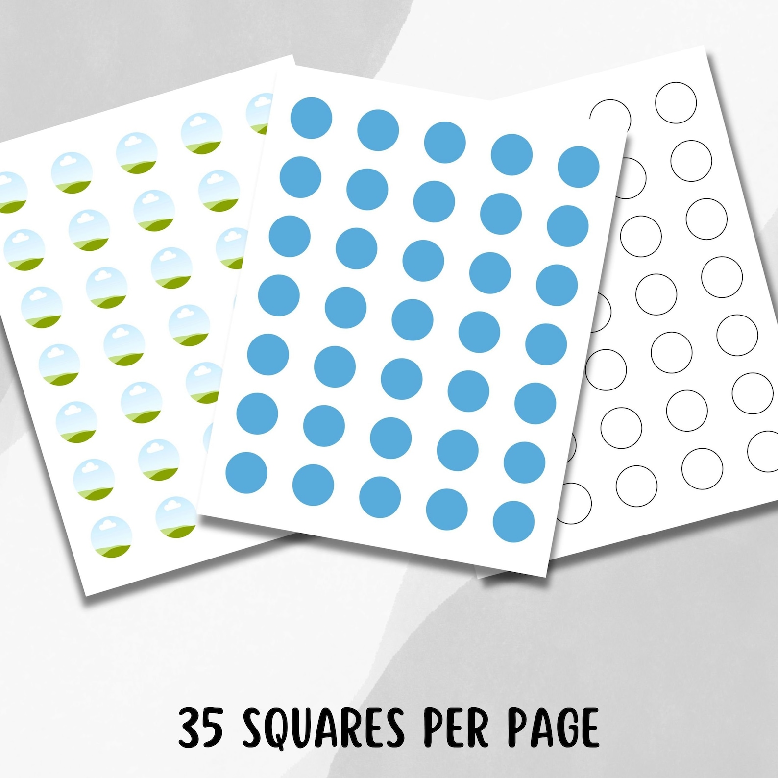 1 Inch Circle Template, 1" Template in Psd, Eps, Pdf, Dxf and Canva ...
