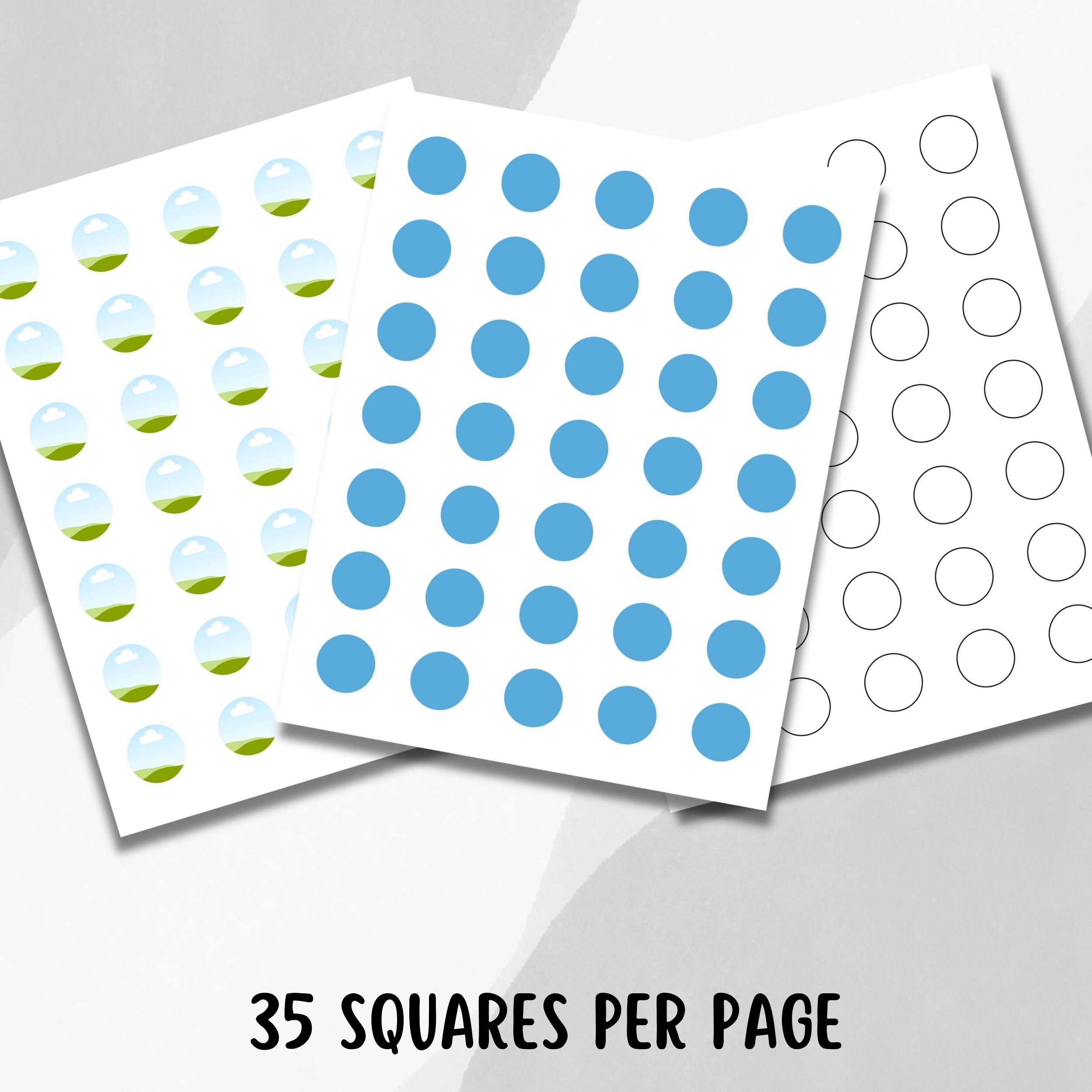 1 Inch Circle Template, 1 Template in Psd, Eps, Pdf, Dxf and Canva ...